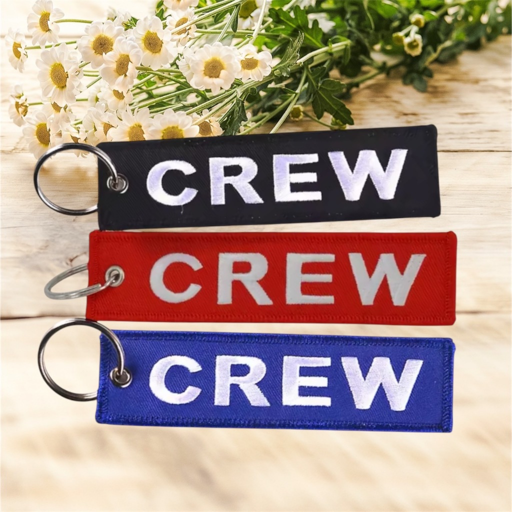 CREW KEY CHAIN แท้ พวงกุญแจลูกเรือ สำหรับนักบิน แอร์โฮสเตส หรือแฟนการ ...