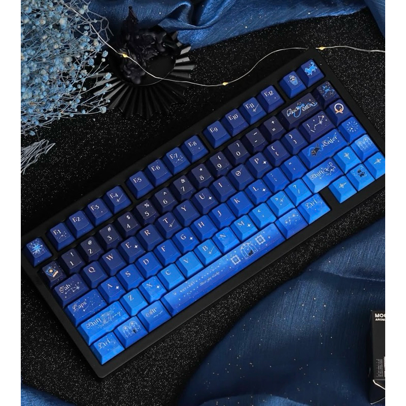 keycap Starry Night Gradient ปุ่มกดไล่เฉดสีสวยงาม คีย์แคปสวยๆ แต่ง ...