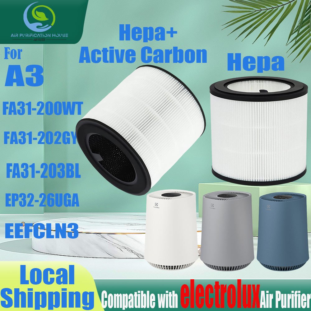สำหรับ แผ่นกรอง ไส้กรอง electrolux A3 FA31-200WT FA31-202GY FA31-203BL ...