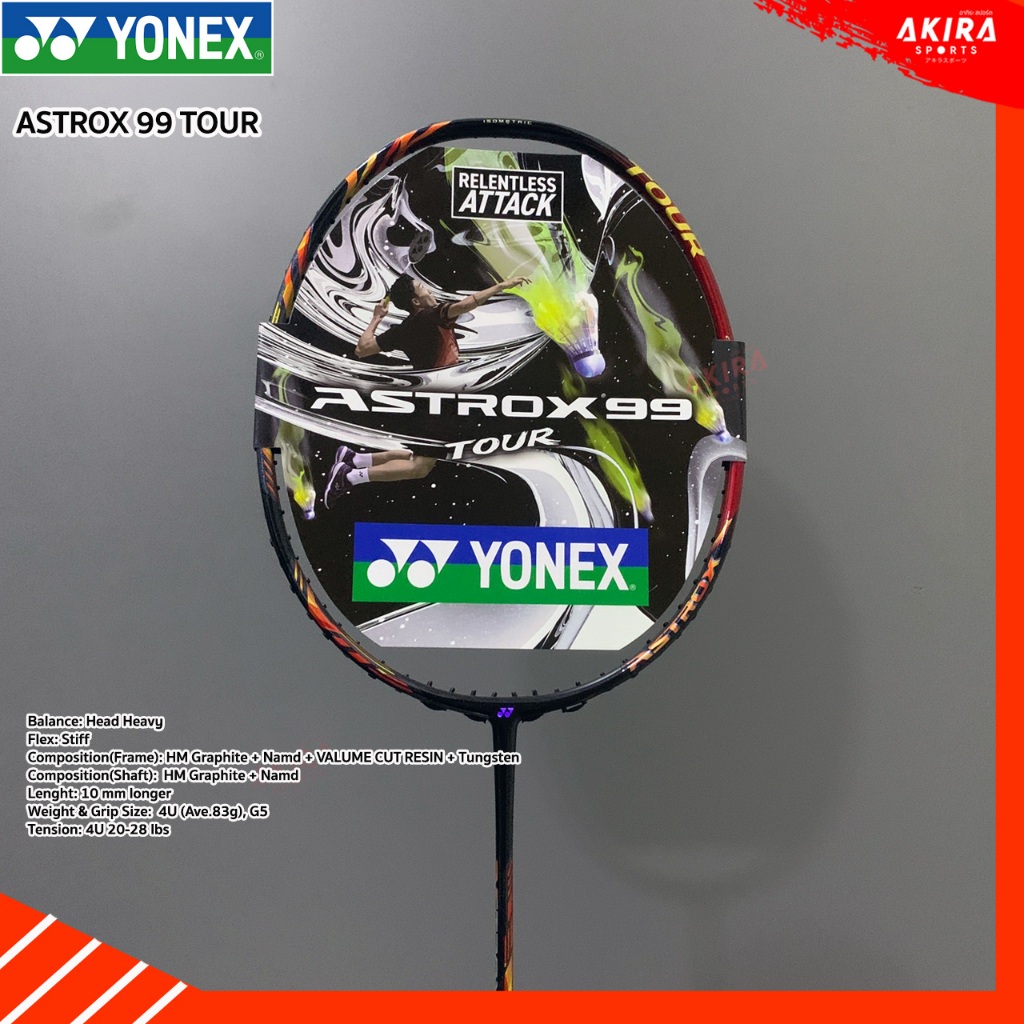 YONEX ไม้แบดมินตันYONEX ASTROX 99 TOUR 4U แถมเอ็นซองเฉพาะรุ่น | Shopee ...