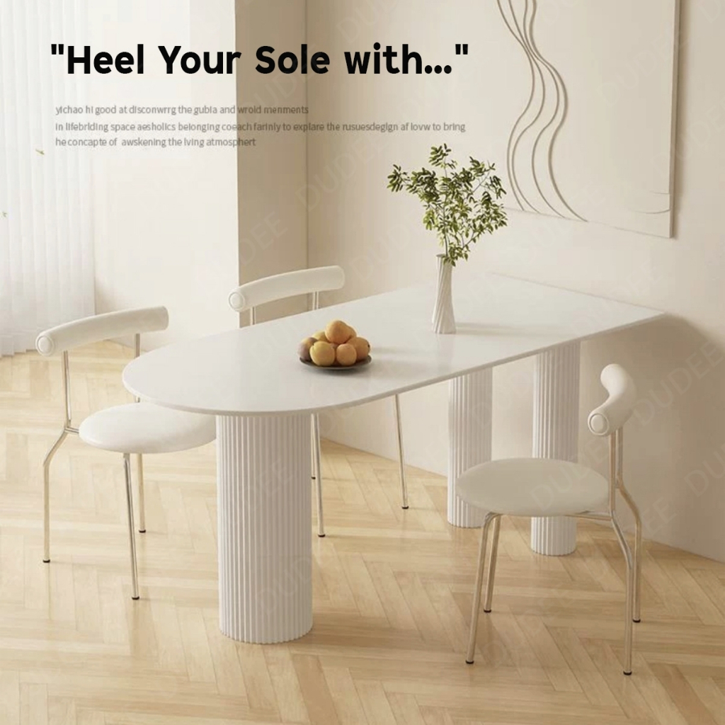 DUDEE โต๊ะทานข้าว รุ่น DD-218 สไตล์โมเดิร์น มินิมอล แข็งแรง สวยงาม ทันสมัย | Shopee Thailand