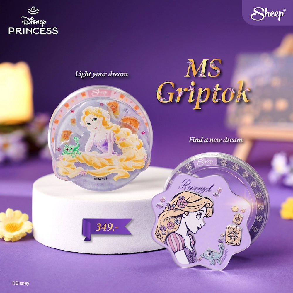 [Griptok/Griptok MS Rapunzel] Rapunzel Collection ที่ติดหลังโทรศัพท์ แบบกาวและแม่เหล็ก ลายราพัน ...