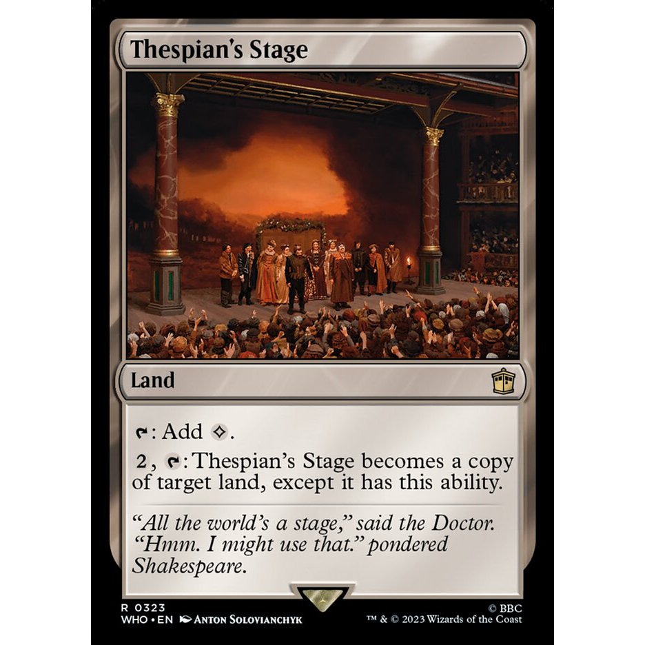 Thespian's Stage WHO Doctor Who การ์ด Magic the Gathering [MTG] ของแท้ ...