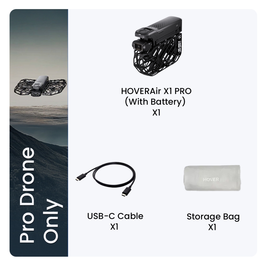 HOVERAir X1 PRO丨PROMAX - โดรนถ่ายภาพคมชัด 4K/8K Action Flying Camera กล้องโดรน | Shopee Thailand