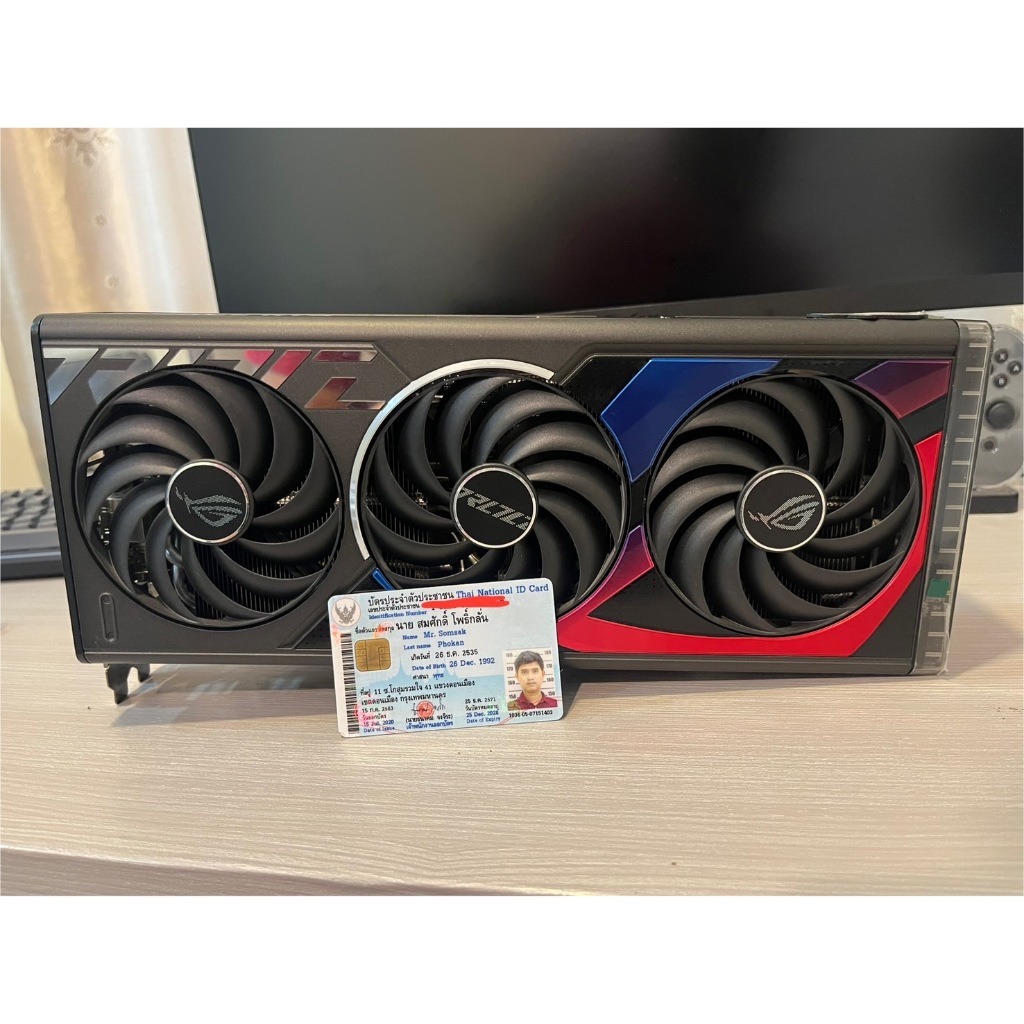 การ์ดจอ ASUS VGA ROG Strix GeForce RTX 4070Ti OC Edition 12GB | Shopee ...