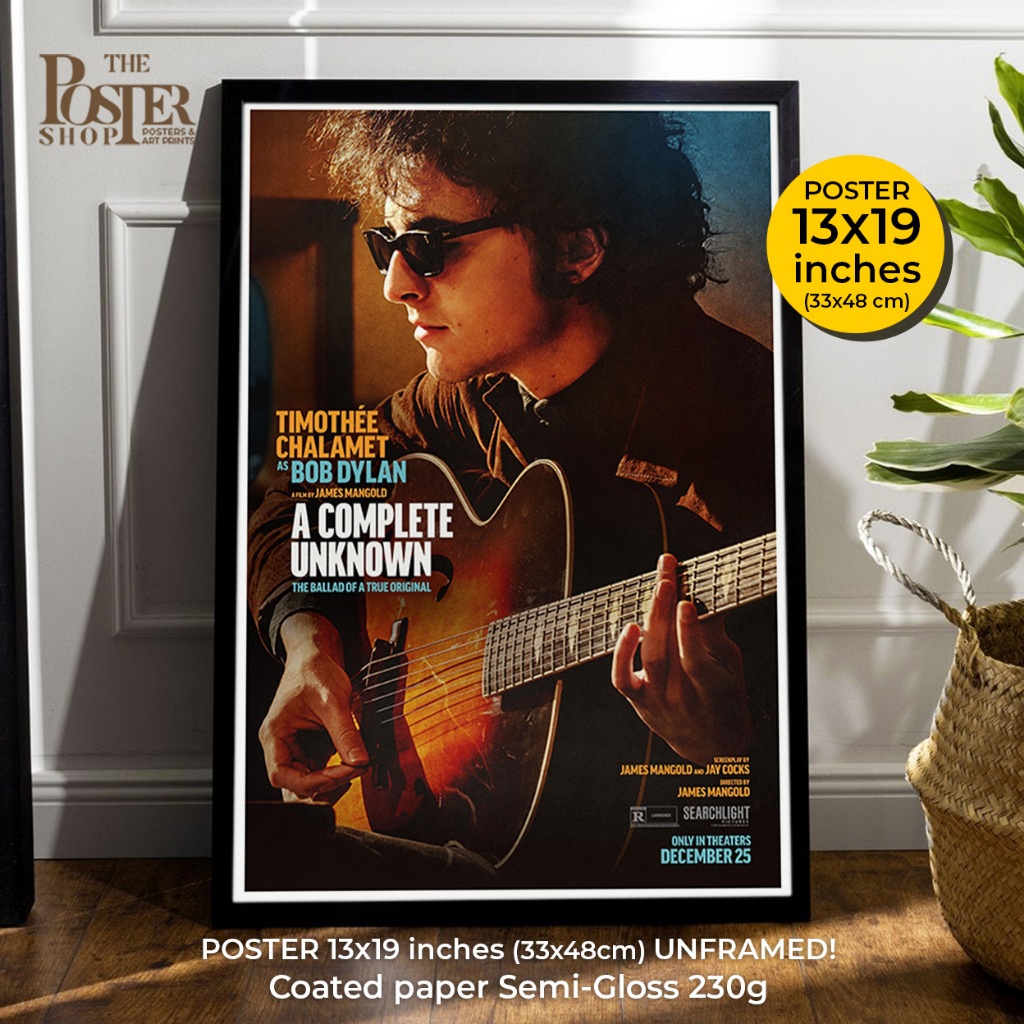 A Complete Unknown Poster ย้อนตำนานยุครุ่งเรืองของ Bob Dylan, Timothée ...