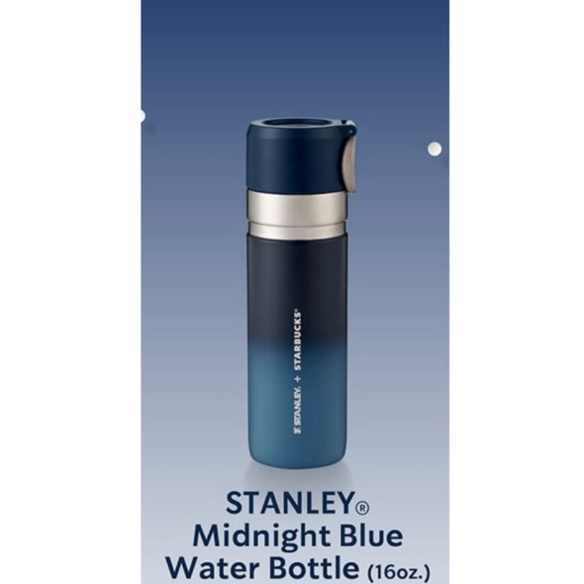 Starbucks Stainless Steel Midnight Blue Water Bottle 16oz. ขวดน้ำสตาร์บัคส์สแตนเลสสตีล ขนาด 16 ...