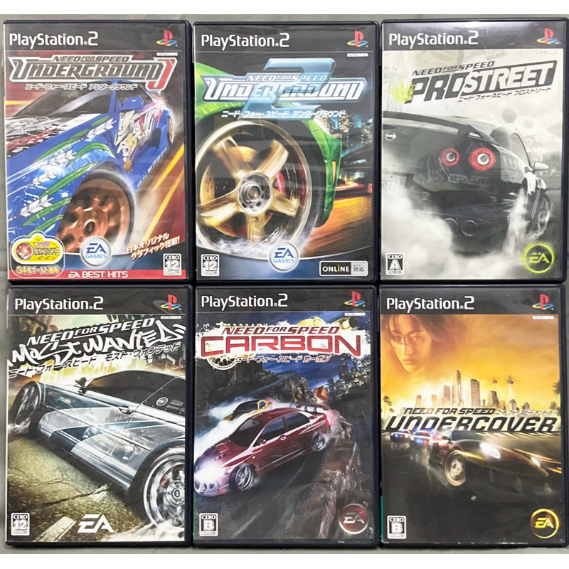 แผ่นแท้ [PS2] รวมภาค Need for Speed (Japan) NFS Most Wanted Underground ...