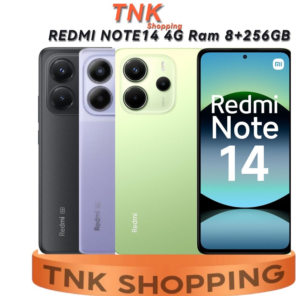 REDMI Note14 4G/5G Ram 8+256GB แบตเตอรี่ขนาด 5500mAh (typ)33W | Shopee Thailand