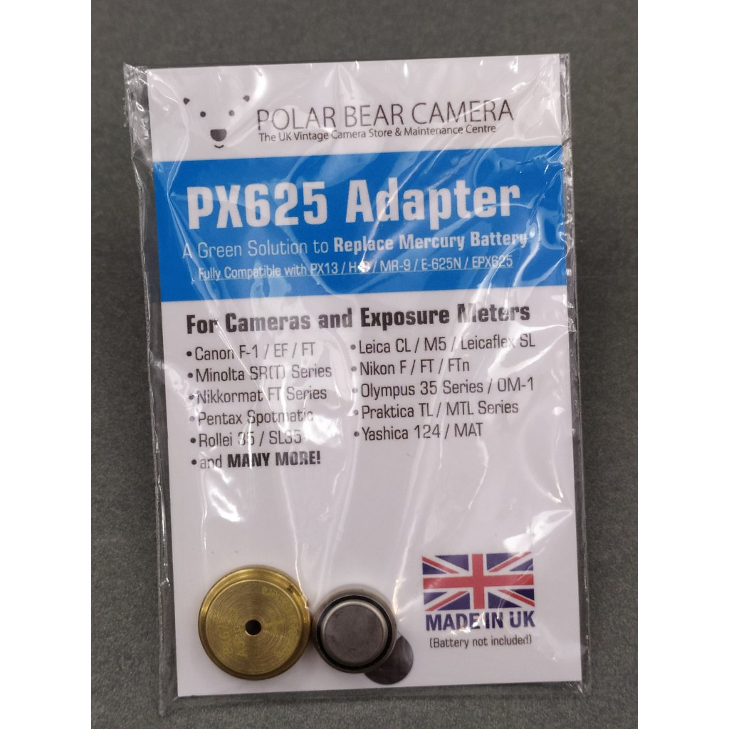 PX625 Adapter อะแดปเตอร์แปลงถ่าน LR44 / PR44 ให้เป็น PX625 | Shopee ...