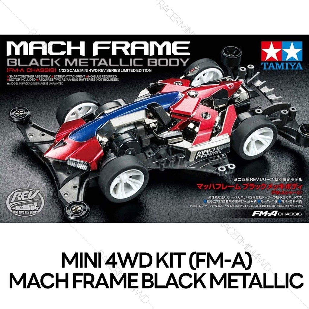 Tamiya Item #95673 Mach Frame Black Metallic Body (FM-A) | Shopee Thailand