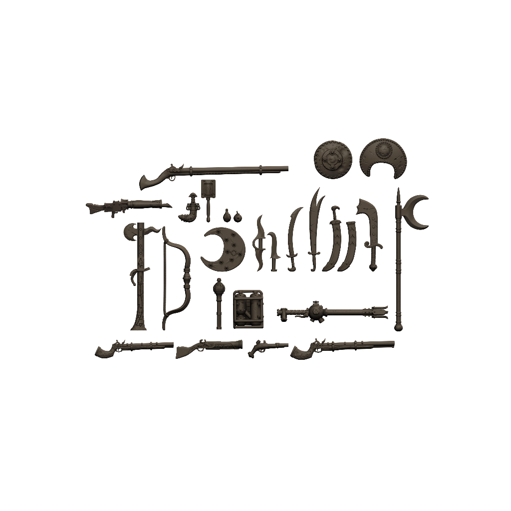 Sultanate Weapons Sprue [Trench Crusade] | Shopee Thailand