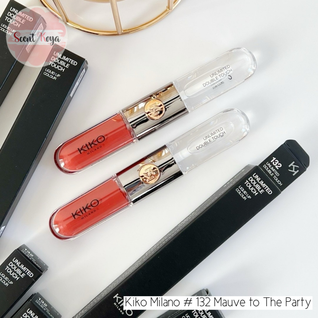 ของแท้ >> ลิปจุ่ม Kiko Milano Unlimited Double Touch 6 ml #132 Mauve To ...