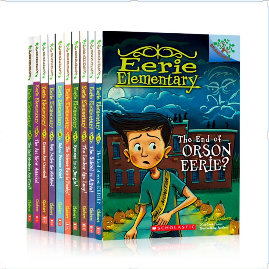 10 เล่ม / ชุด Eerie Elementary สหรัฐอเมริกาโรงเรียนประถมศึกษาและ ...