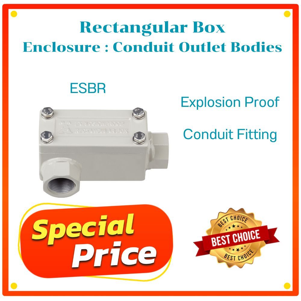 Rectangular Box ExplosionproofConduite Outlet Bodeis ESBR อุปกรณ์ไฟฟ้า ...