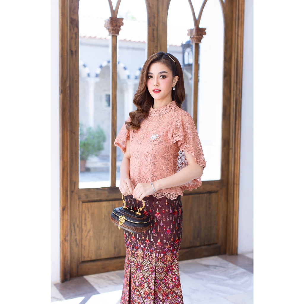 CHANIDA เสื้อลูกไม้ฝรั่งเศส ทรงปีกค้างคาว ทรงสวย ตรงปก งานคุณภาพ (รหัส 1032) *ราคาเฉพาะเสื้อ ...