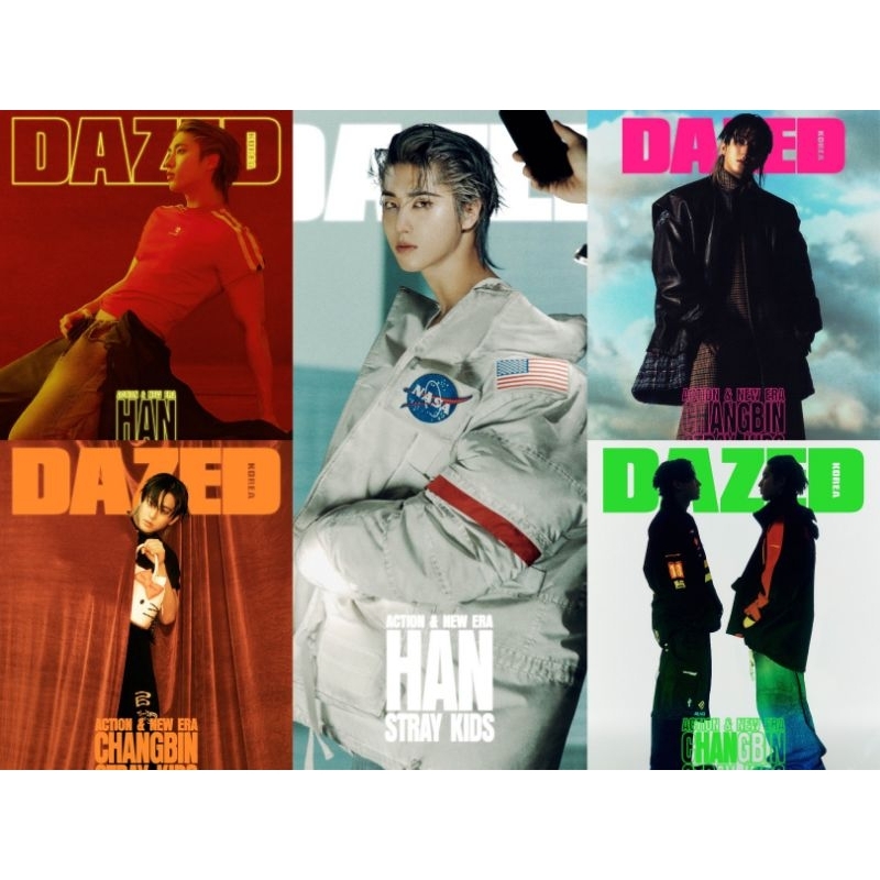 พร้อมส่ง Dazed & Confused 2025.02 ปก ชางบิน&ฮัน #StrayKids CHANGBIN ...