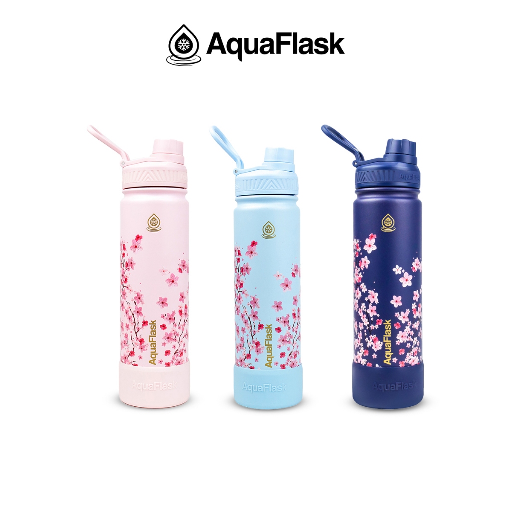 AquaFlask Sakura 2 LIMITED EDITION l กระบอกน้ำเก็บความเย็น กระติกน้ำ ...