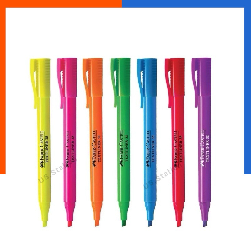 ปากกาเน้นข้อความ ปากกาไฮไลท์ Faber Castell รุ่น Textliner 38 คุณภาพสูง ...