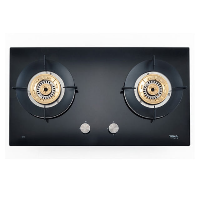 TEKA LINEA เตาฝังกระจก 2 หัวแก๊ส รุ่น GD 73 2G ขนาด 72 ซม. สีดำ ...
