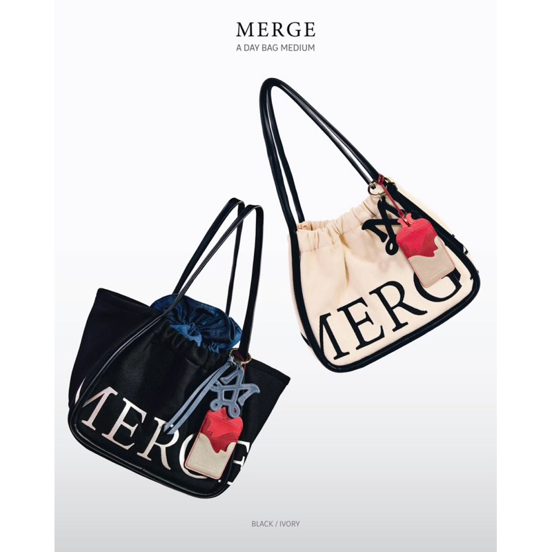 [Medium พร้อมส่ง🔥🌟] Merge A Day Bag - Medium กระเป๋า Tote รุ่นใหม่ ...