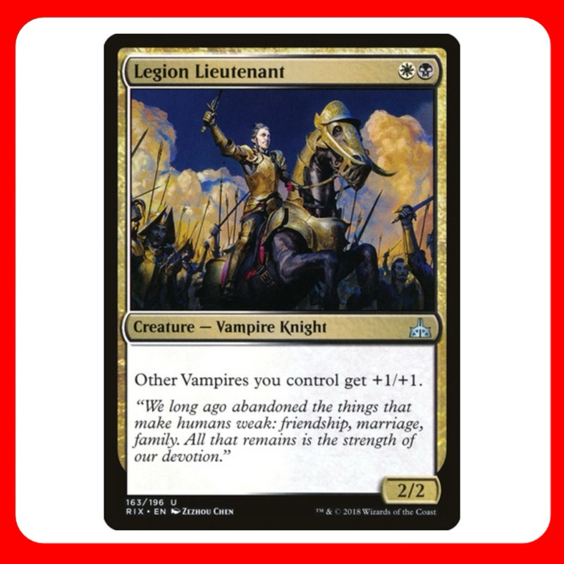 [MTG] Legion Lieutenant [RIX] [MULTI] [UNCOM] [NORMAL] [ENG] (การ์ดเม ...