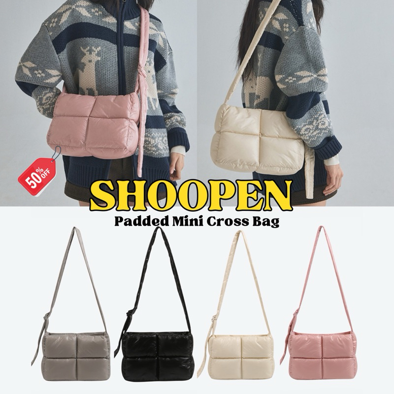 [ พร้อมส่ง ] กระเป๋า Shoopen Padded Mini Cross Bag | Shopee Thailand