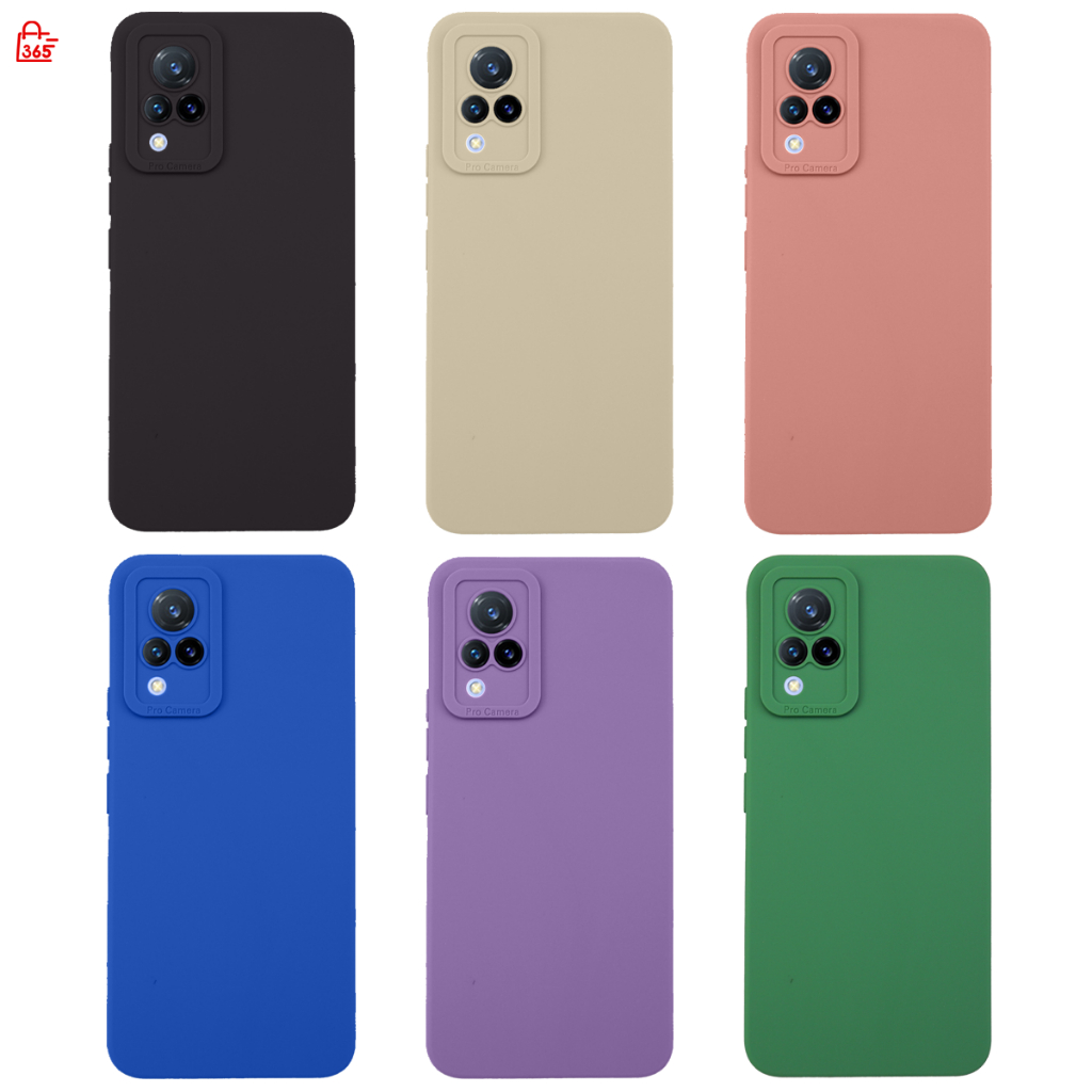 เคส สำหรับ Vivo V21 5G V2050 เคสซิลิโคนนิ่ม กันกล้อง TPU สีพื้น ...