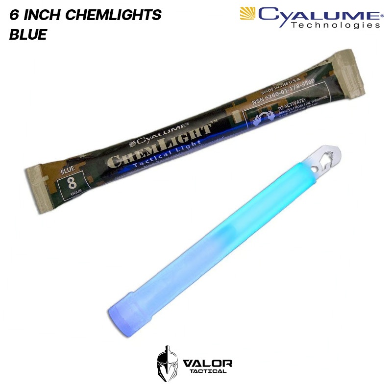 Cyalume - 6" ChemLight 8hr [Blue] แท่งไฟเรือง แท่งเรืองแสง Lightsticks ...