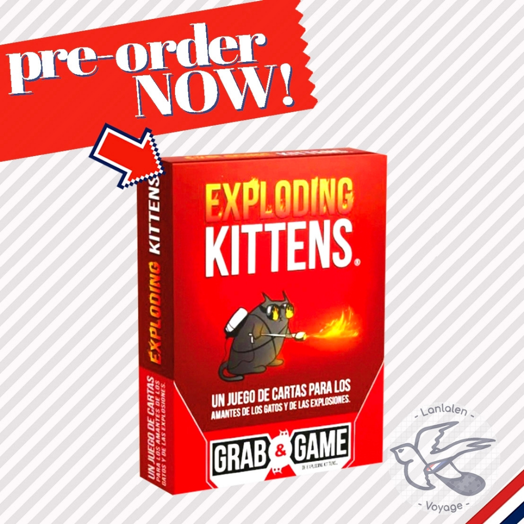 [Pre-Order] Exploding Kittens - Grab & Game Exploding Kittens Original ...