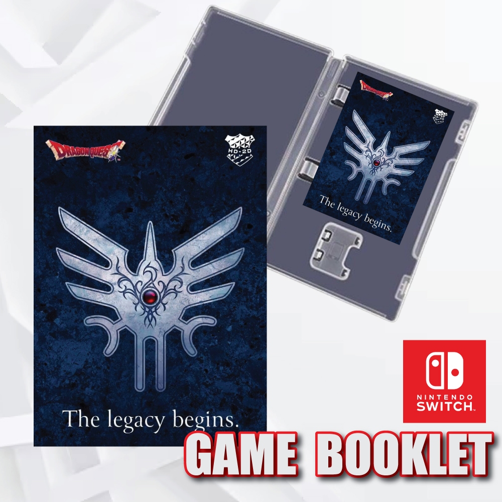 Game Booklet Nintendo Switch หนังอ่านและสะสมรวมกับกล่องเกม | Shopee ...