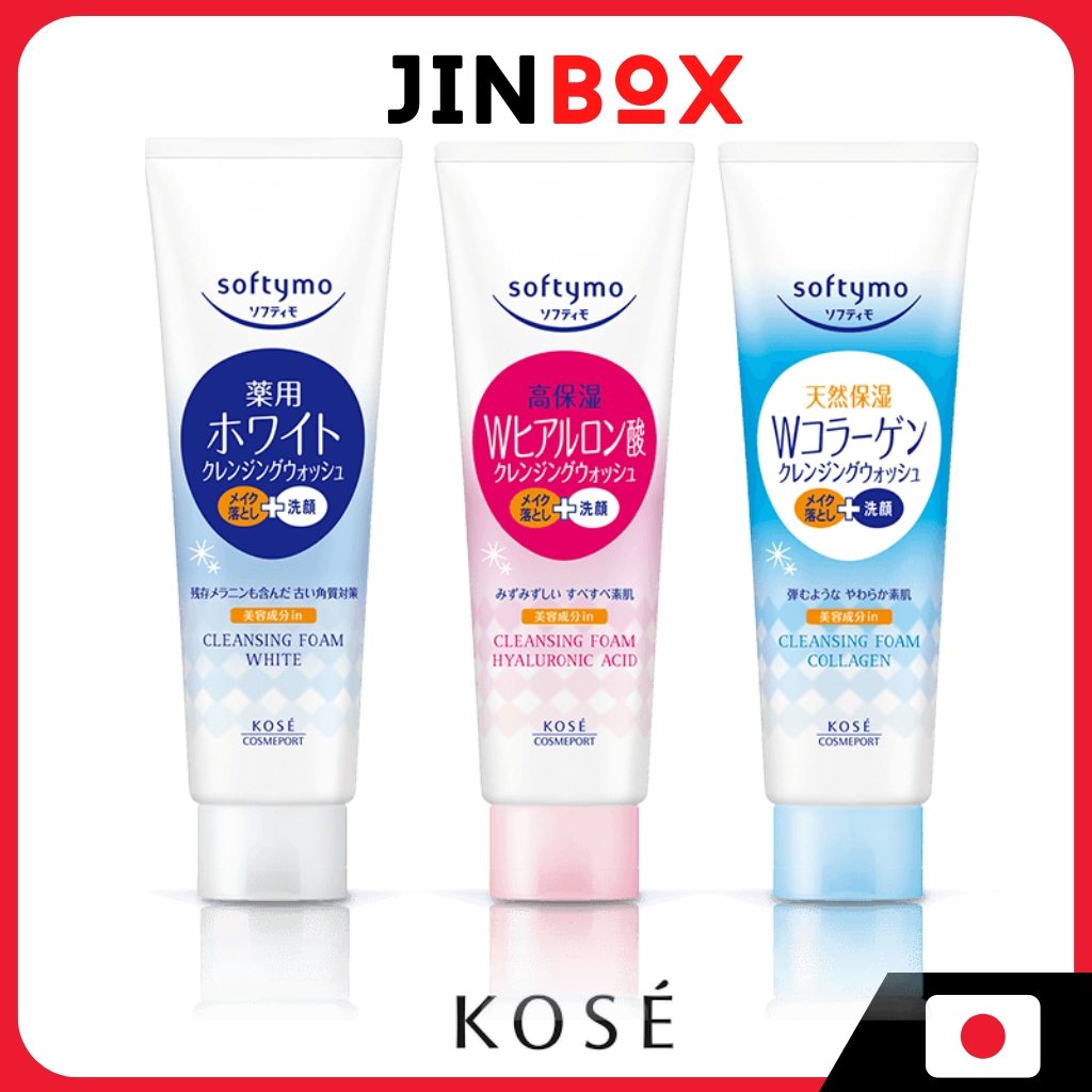 Kose Softymo Cleansing Foam 190g คอลลาเจน ขาว กรดไฮยาลูโรนิก Made in Japan ส่งจากญี่ปุ่น ...