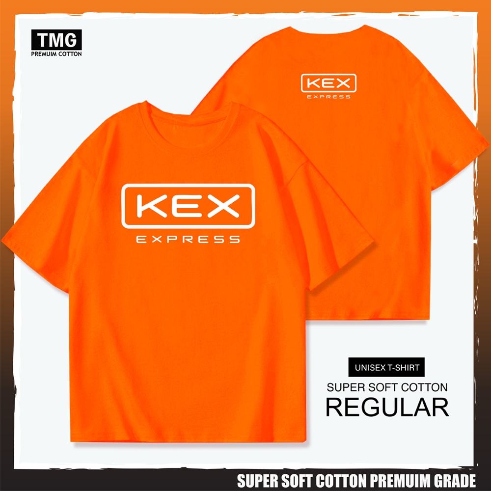 เสื้อยืดคอกลม KEX EXPRESS เนื้อผ้า คอตตอน100 | Shopee Thailand