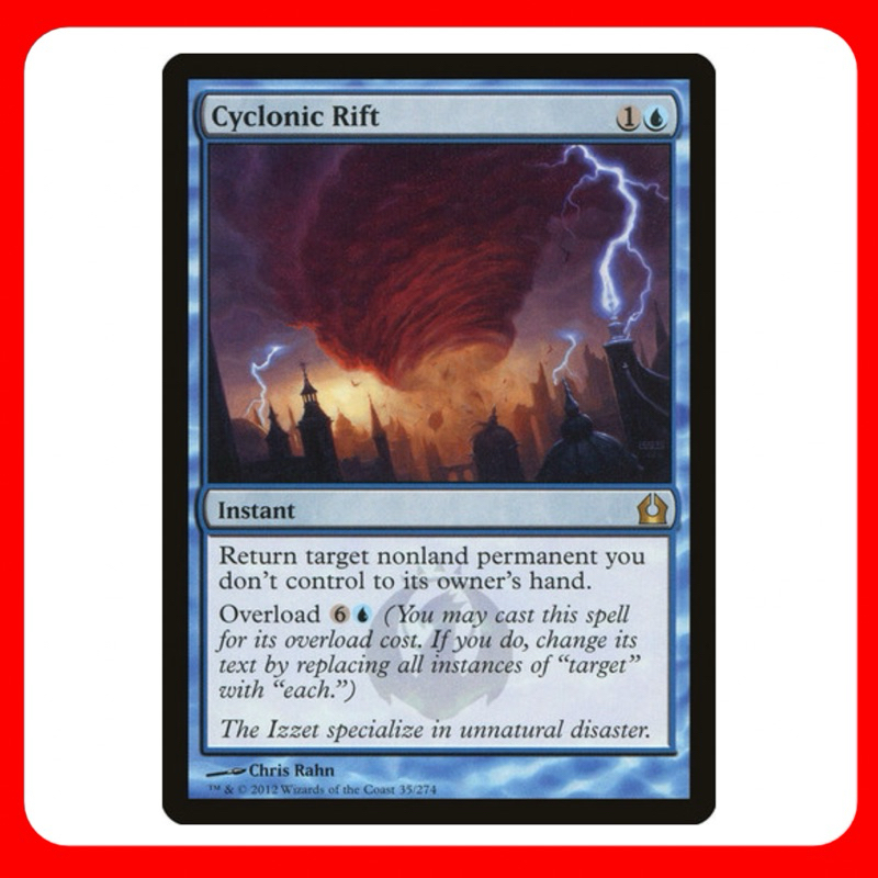 [MTG] Cyclonic Rift [RTR] [BLUE] [RARE] [NORMAL] [ENG] (การ์ดเมจิค ...