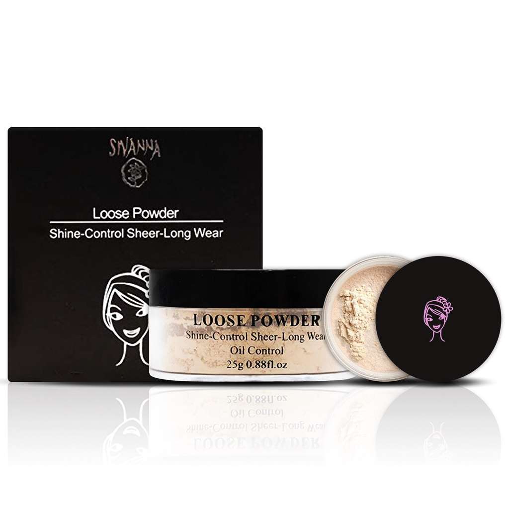 F010 SIVANNA COLORS Loose Powder Shine-Control Sheer Long Wear ซีเวนน่า ...