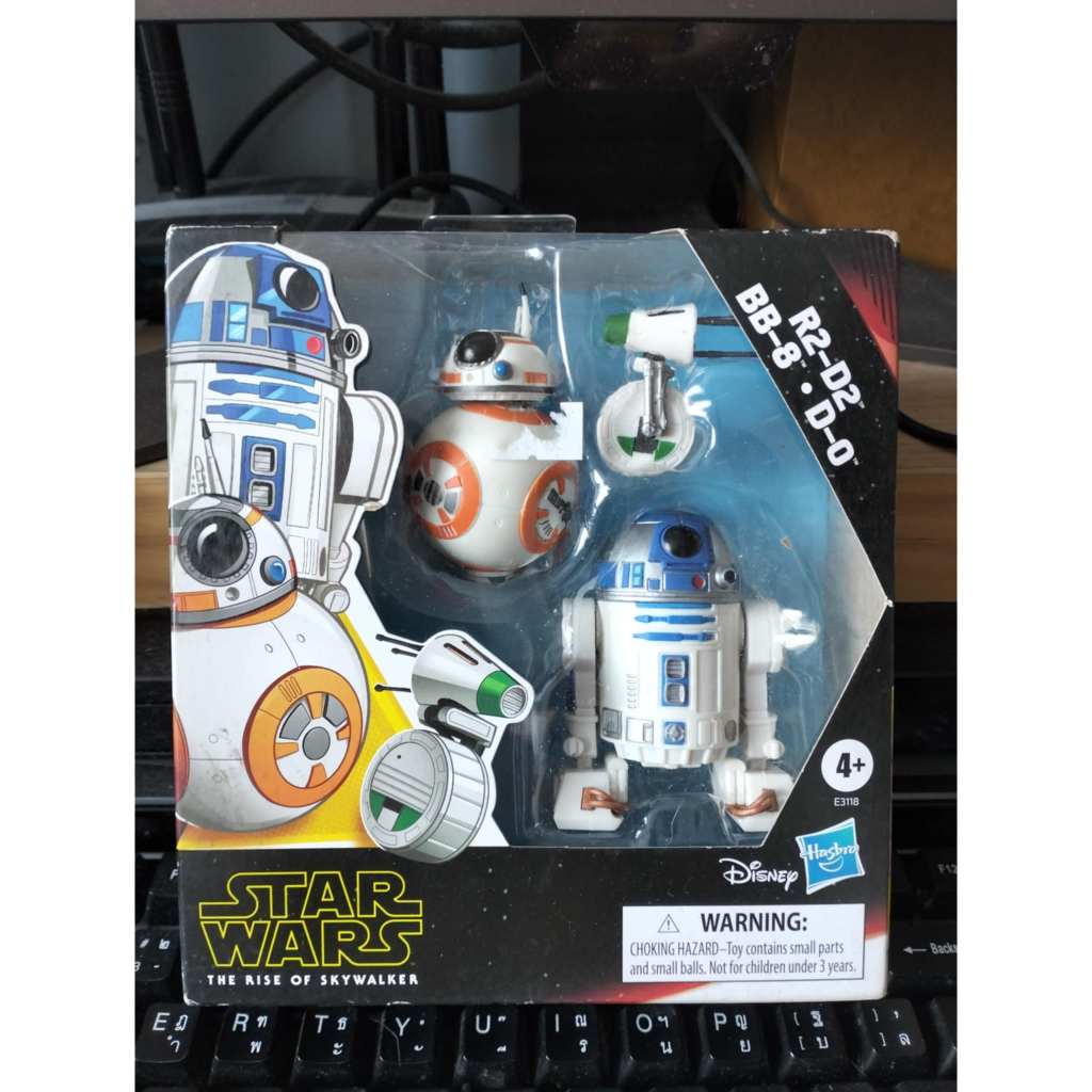 STAR WARS Galaxy of Adventures R2-D2, BB-8, D-O Action Figure 3 Pack, 5" Scale Droid Toys with ...