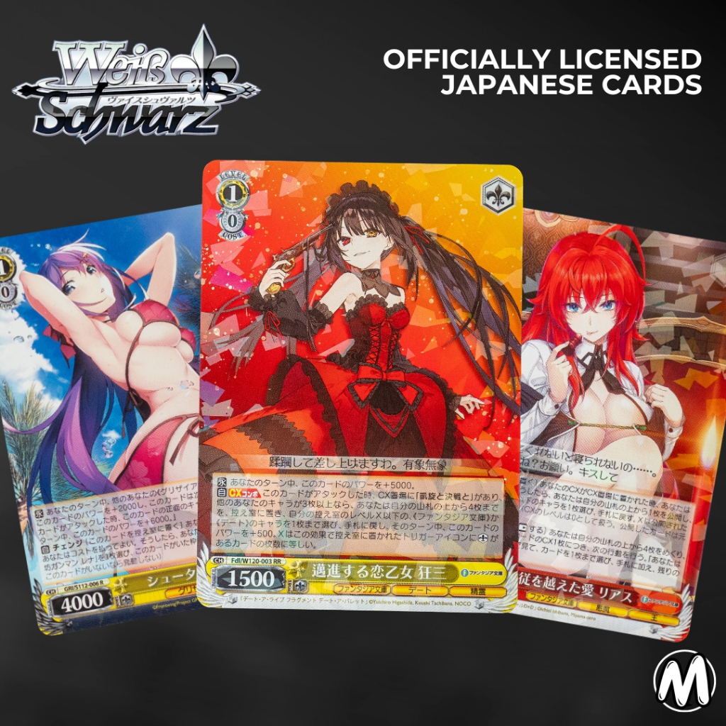 Weiss Schwarz Cards Date A Live High School DxD Dandadan etc - Singles Cards - Official Japanese ...