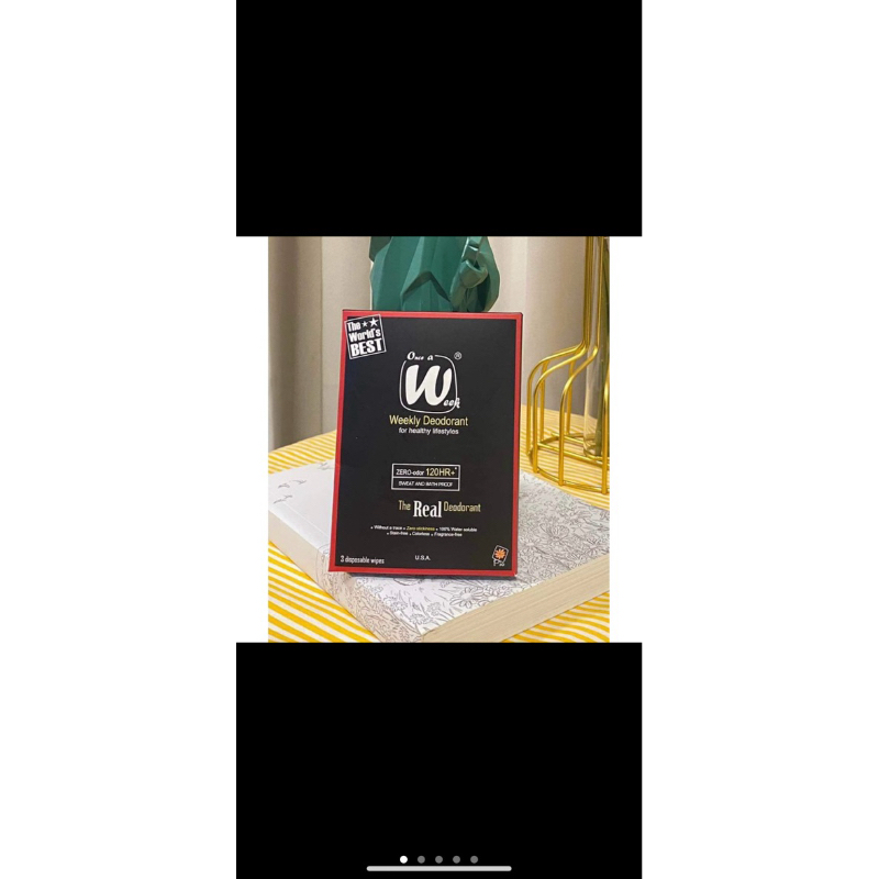 Once a week deodorants 12 wipes | Shopee Thailand