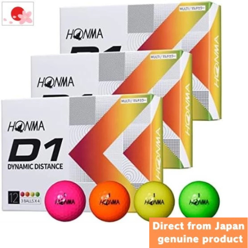 【Direct from Japan ! 】[ซื้อจำนวนมาก] HONMA GOLF Honma Golf ลูกกอล์ฟ Honma D1 ของแท้ 3 โหลแพ็ค ...