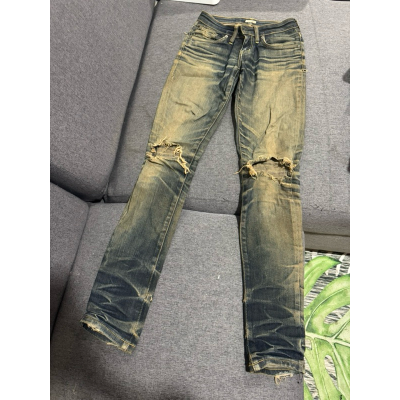 INDIGOSKIN Vintage Fade แท้ มือสอง สภาพเก่าเก็บ เฟดสวย | Shopee Thailand