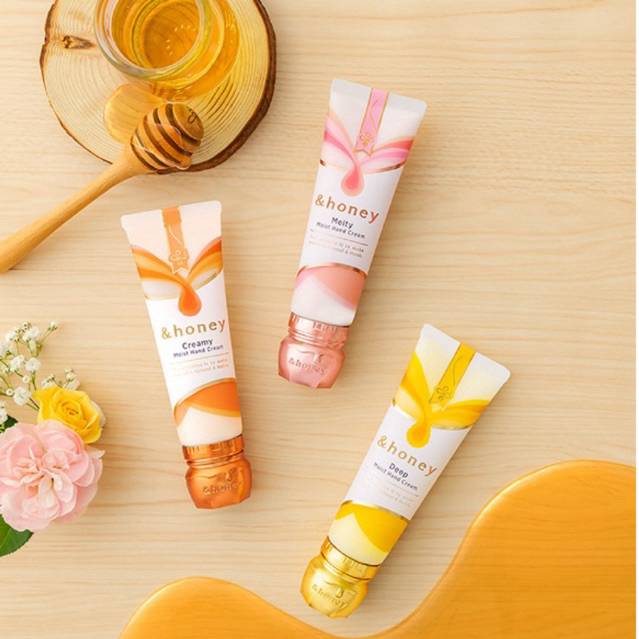 &Honey Deep Melty Creamy Hand cream ครีมทามือจากน้ำผึ้งเข้มข้น เพื่อผิวมือที่ชุ่มชื้น 50g ...
