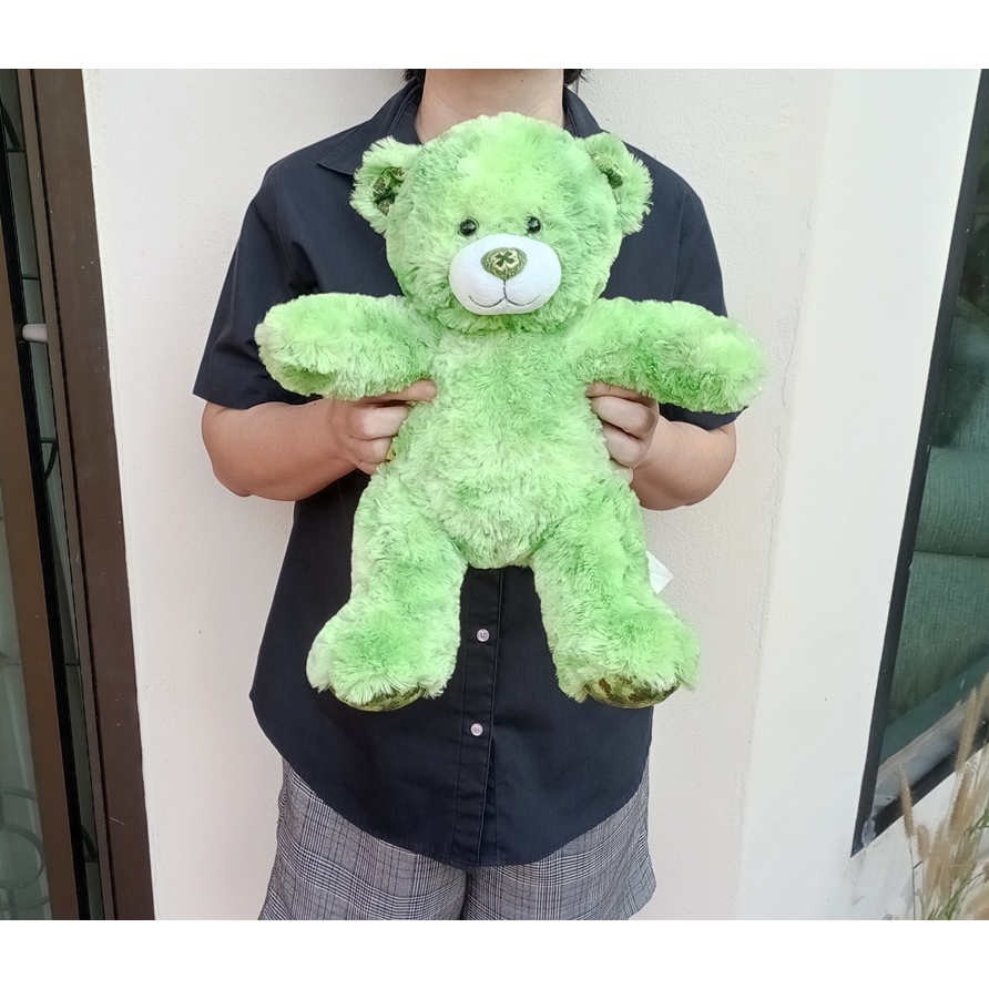 ตุ๊กตาหมีบิ้วอะแบร์ Build A Bear St.Patrick's Day Lucky Shamrock Green ...