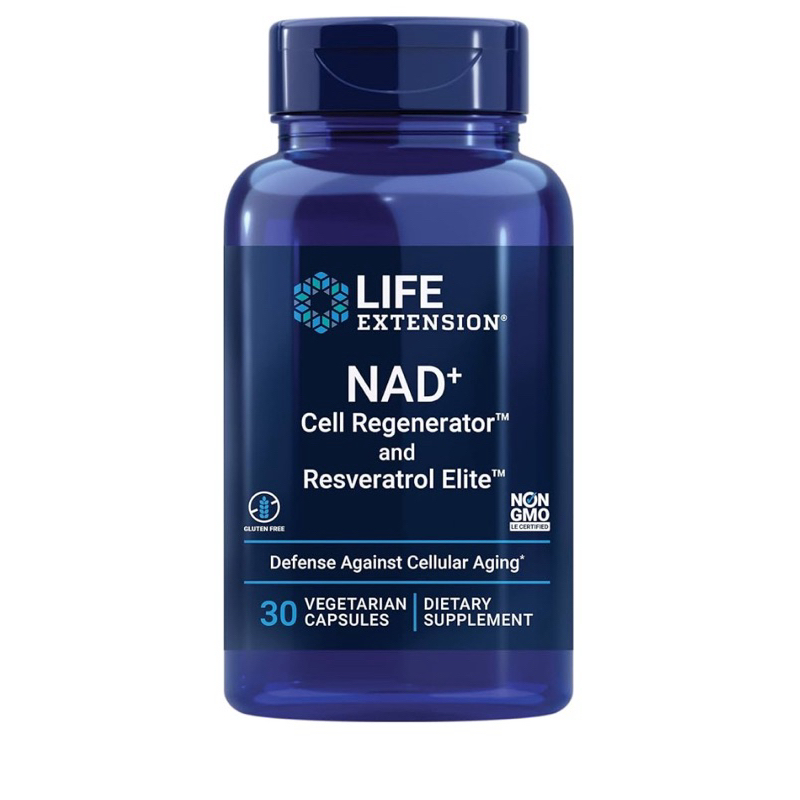 EXP 9/26 Life Extension, NAD+ Cell Regenerator and resveratrol 30 ...