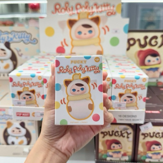 *พร้อมส่ง* จุ่มเดี่ยว PUCKY - Roly-Poly Kitty Series ของแท้ [โค้ดลด 30% ...