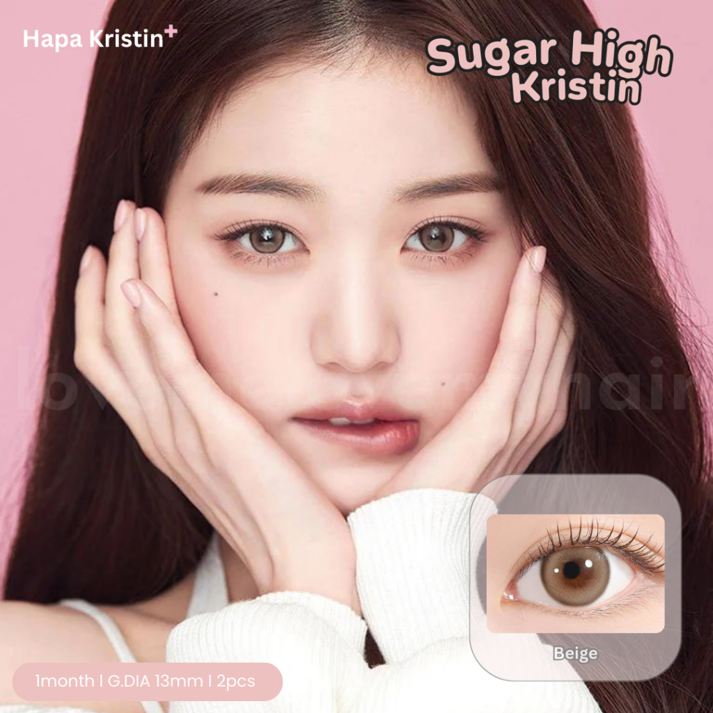 พร้อมส่ง l Hapa kristin - Sugar High Kristin 1Month (2pcs) คอนแทคเลนส์ ...