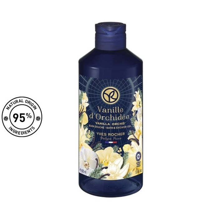 Yves Rocher Vanilla Orchid Bath & Shower Gel 400 ml | Shopee Thailand