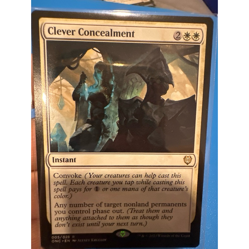 Clever Concealment การ์ด Magic The Gathering MTG ของแท้ จากชุด Phyrexia ...
