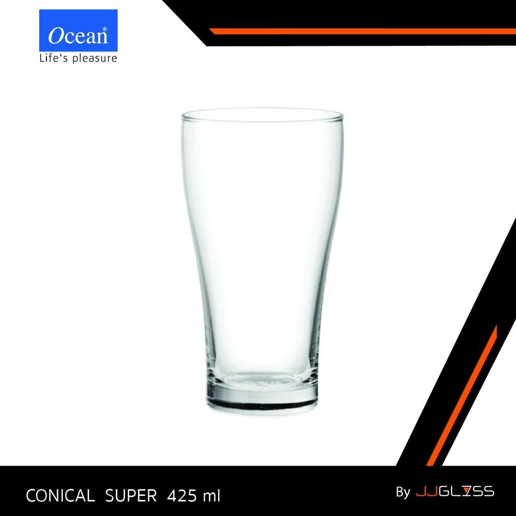 🚚JJGLASS - (Ocean) B01015 Conical Super 15oz. (425ml.) - แก้วทรงสูง แก้วโคนิโค่ แก้วโอเชี่ยน ...