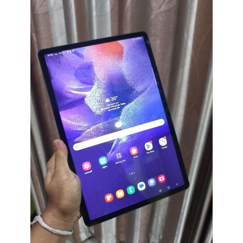 Samsung Galaxy Tab S7 Fe Lte จอ 12.4 นิ้ว 4/64 จอใหญ่สะใจลำโพงดีเด่น ดูหนังฟังเพลงเพลิน เครื่อง ...