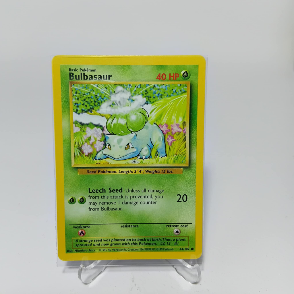 Bulbasaur #44 Pokemon Base Set | Shopee Thailand